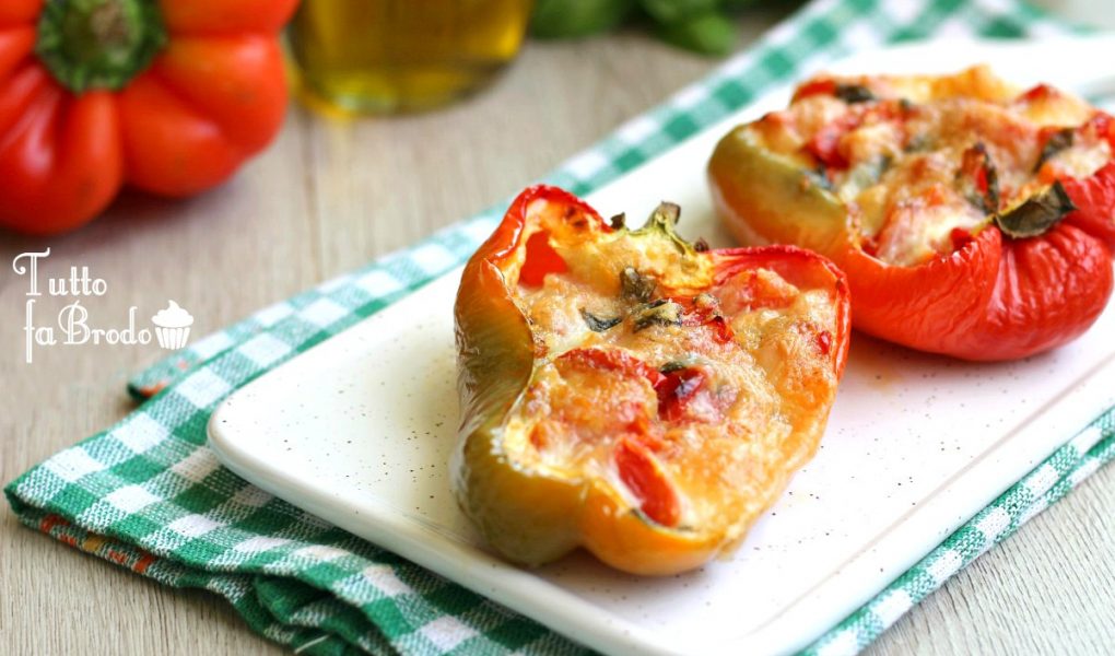 PEPERONI RIPIENI ALLA PIZZAIOLA - Tutto fa Brodo in Cucina