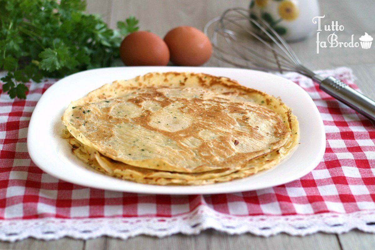 CREPES SALATE perfette da farcire ricetta facile - Tutto fa Brodo in Cucina