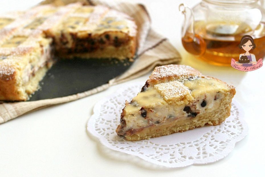 CROSTATA ALLA RICOTTA con gocce di cioccolato - Tutto fa Brodo in Cucina
