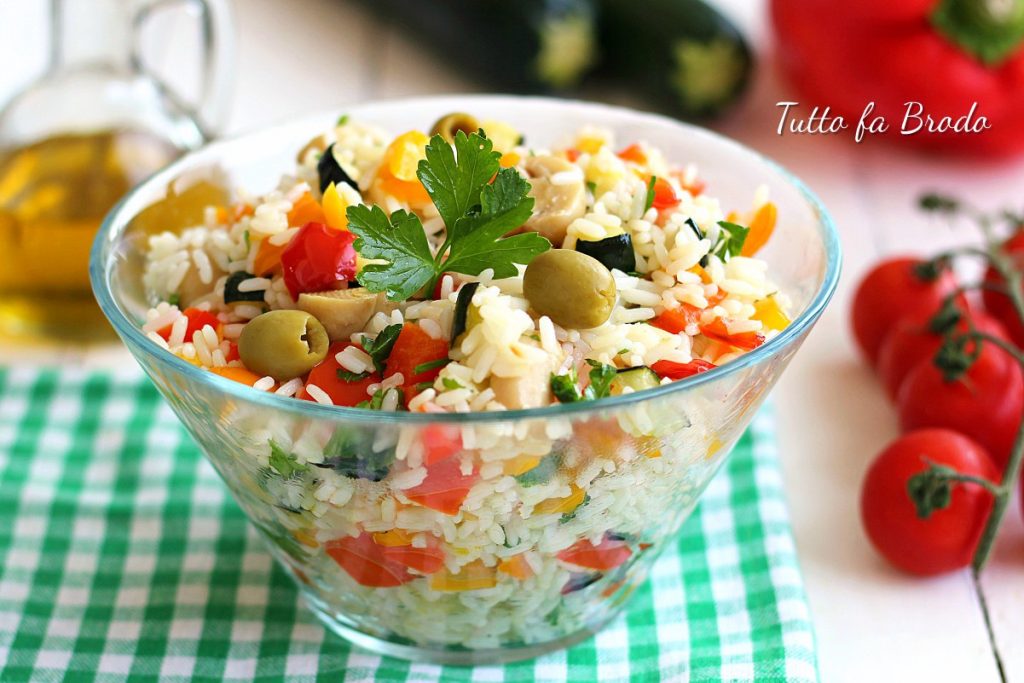 INSALATA DI RISO 8 ricette facili e gustose - Tutto fa Brodo in Cucina