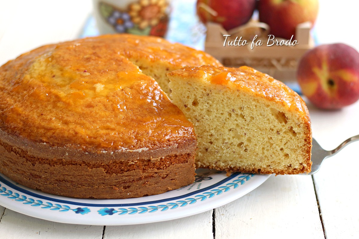 PAN DI PESCA dolce di pesche frullate con marmellata - Tutto fa Brodo ...