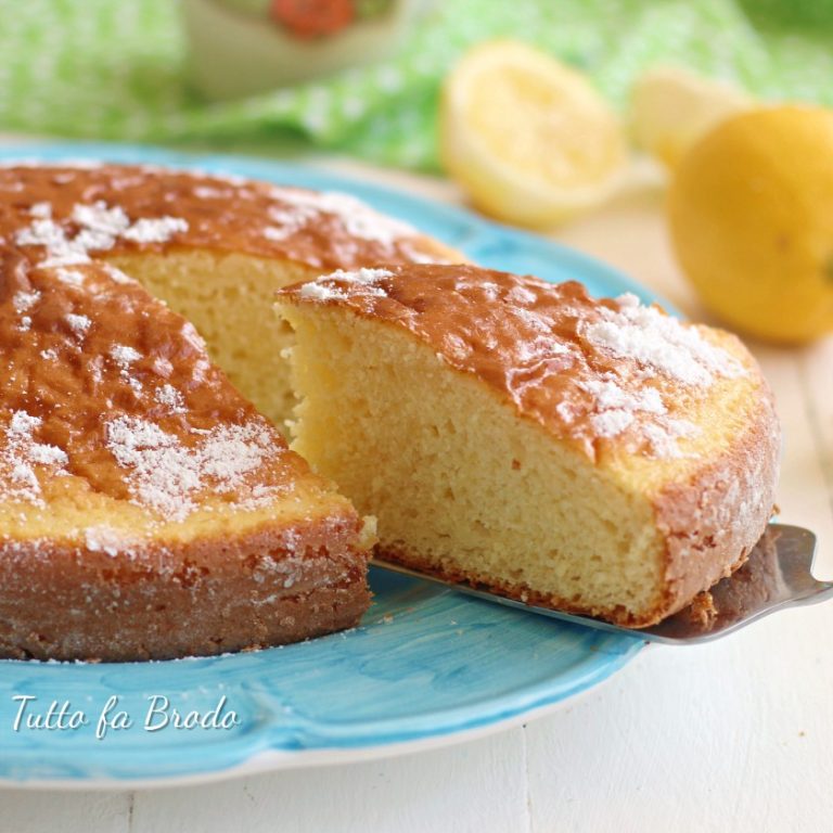 TORTA AL LIMONE E RICOTTA morbidissima - Tutto fa Brodo in Cucina