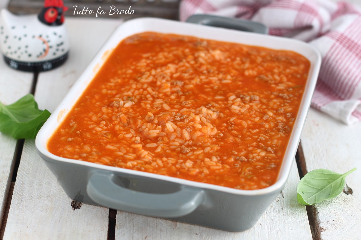 RISOTTO AL RAGU' primo piatto classico - Tutto fa Brodo in Cucina