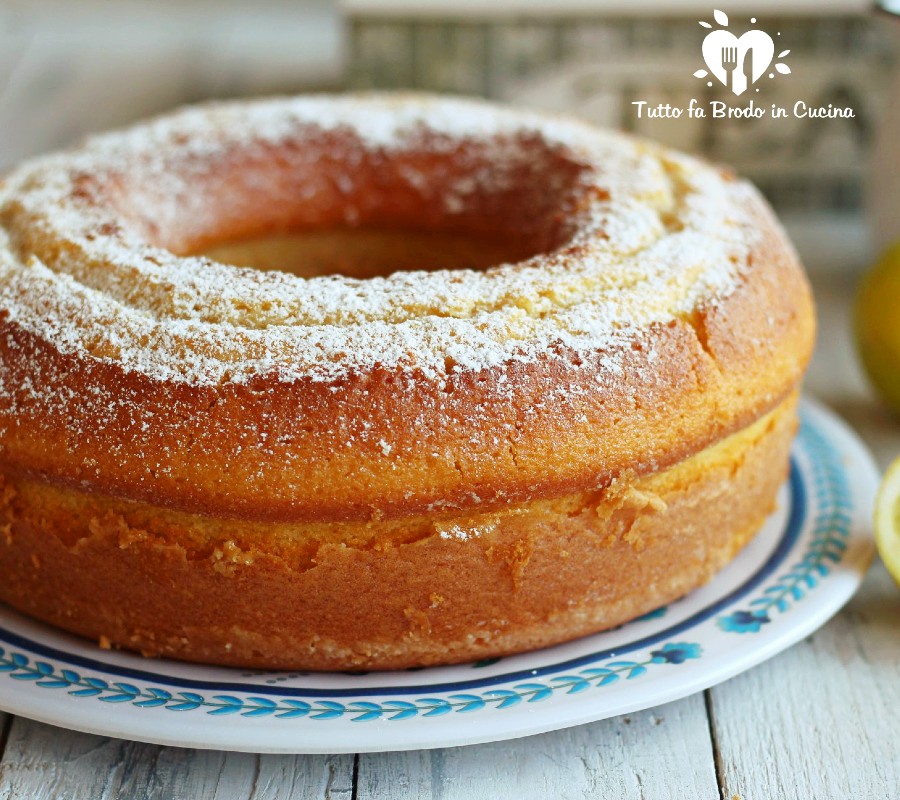CIAMBELLONE AL LIMONE con e senza Bimby - Tutto fa Brodo in Cucina