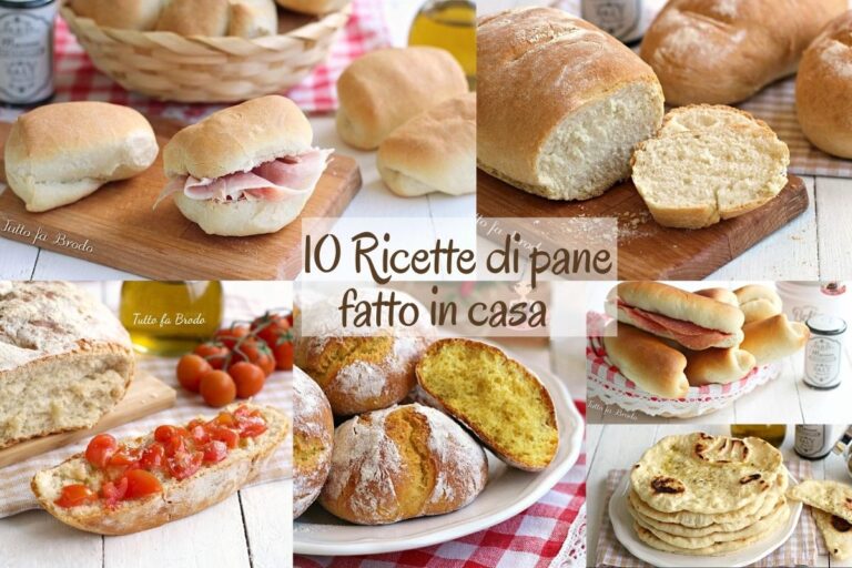 10 RICETTE DI PANE FATTO IN CASA - Tutto fa Brodo in Cucina