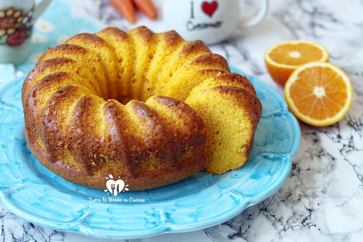 CIAMBELLONE ALL'ARANCIA E CAROTE alto e soffice - Tutto fa Brodo in Cucina