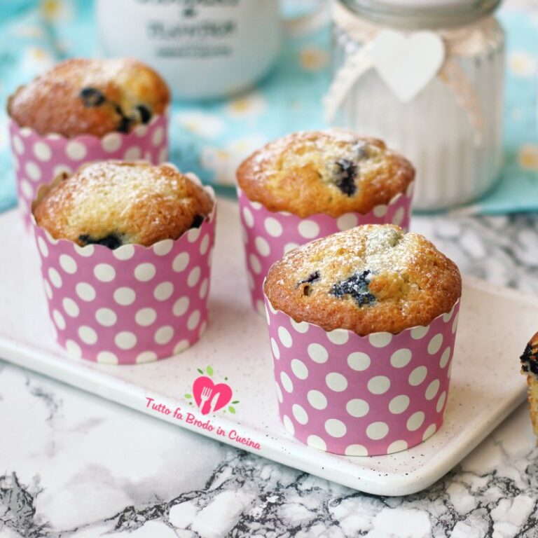 MUFFIN AI MIRTILLI BIMBY con yogurt "senza burro" - Tutto fa Brodo in Cucina