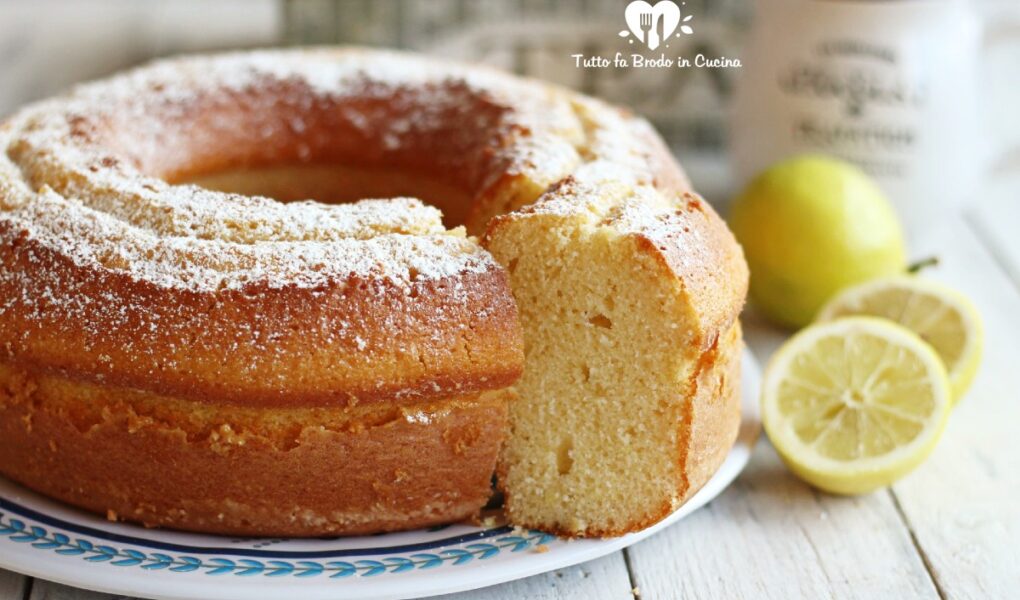 CIAMBELLONE AL LIMONE SENZA LATTOSIO - Tutto fa Brodo in Cucina