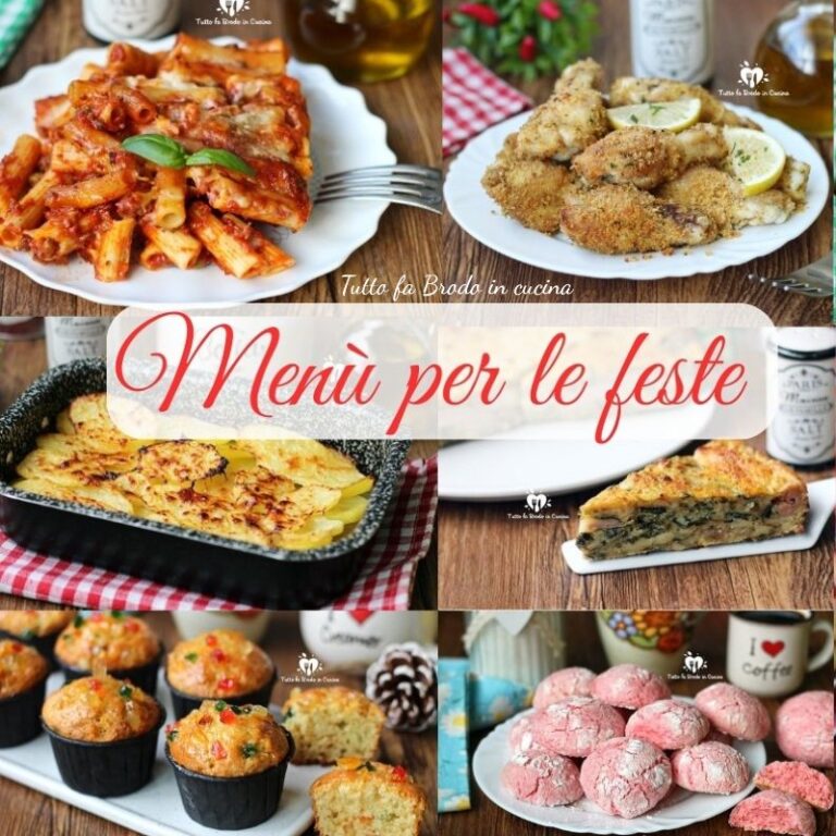 Menù per le Feste: Consigli e Idee per creare il tuo menù - Tutto fa ...